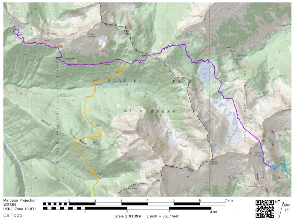 Spider Gap, Buck Creek Pass – Glacier Peak Wilderness (40 mile loop ...