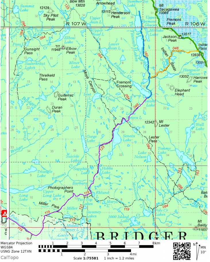 Titcomb Basin – Wind River Range, WY (40 mile route) – Backpackers Review