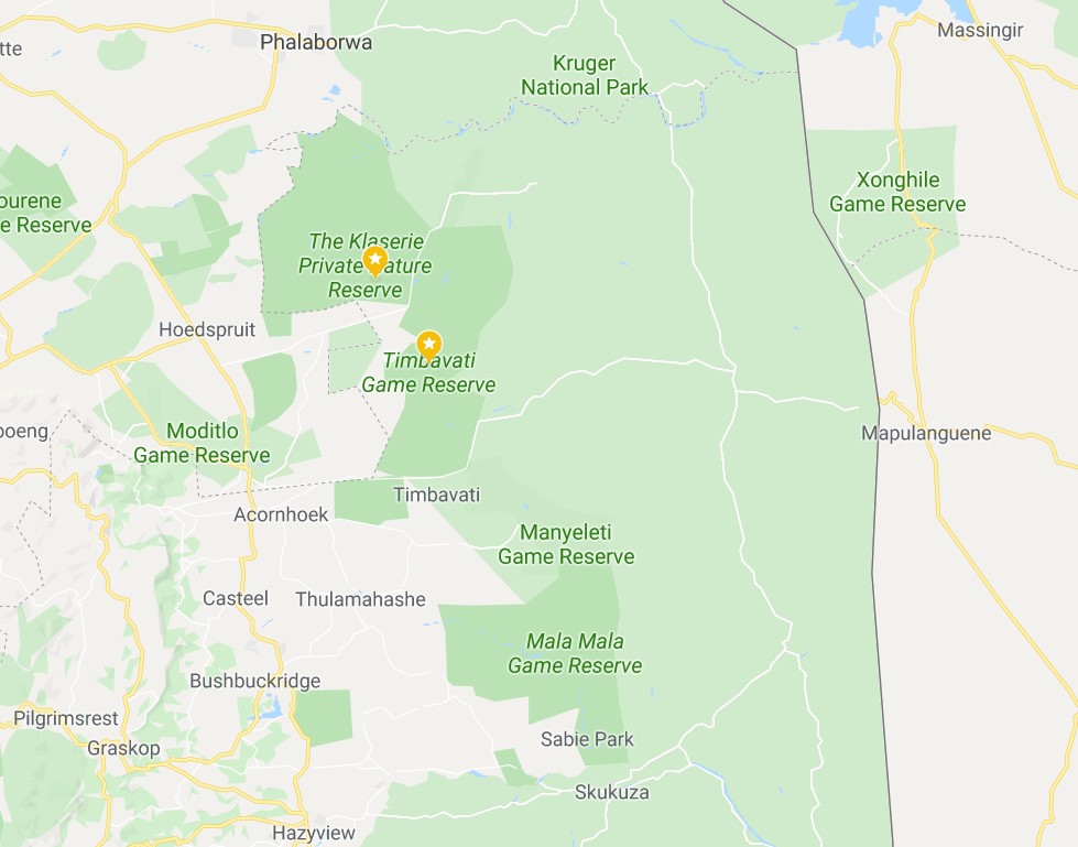 South Africa Map Kruger National Park South African Eden – The