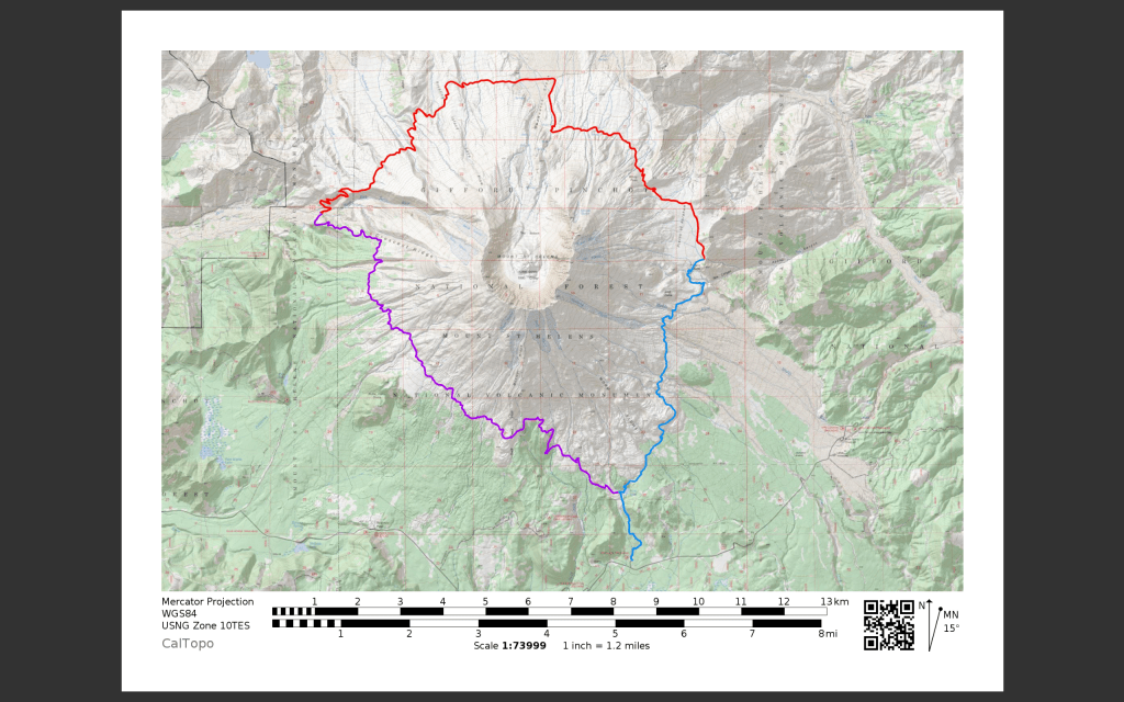 Loowit Trail – Mount St. Helens National Volcanic Monument (30 mile ...