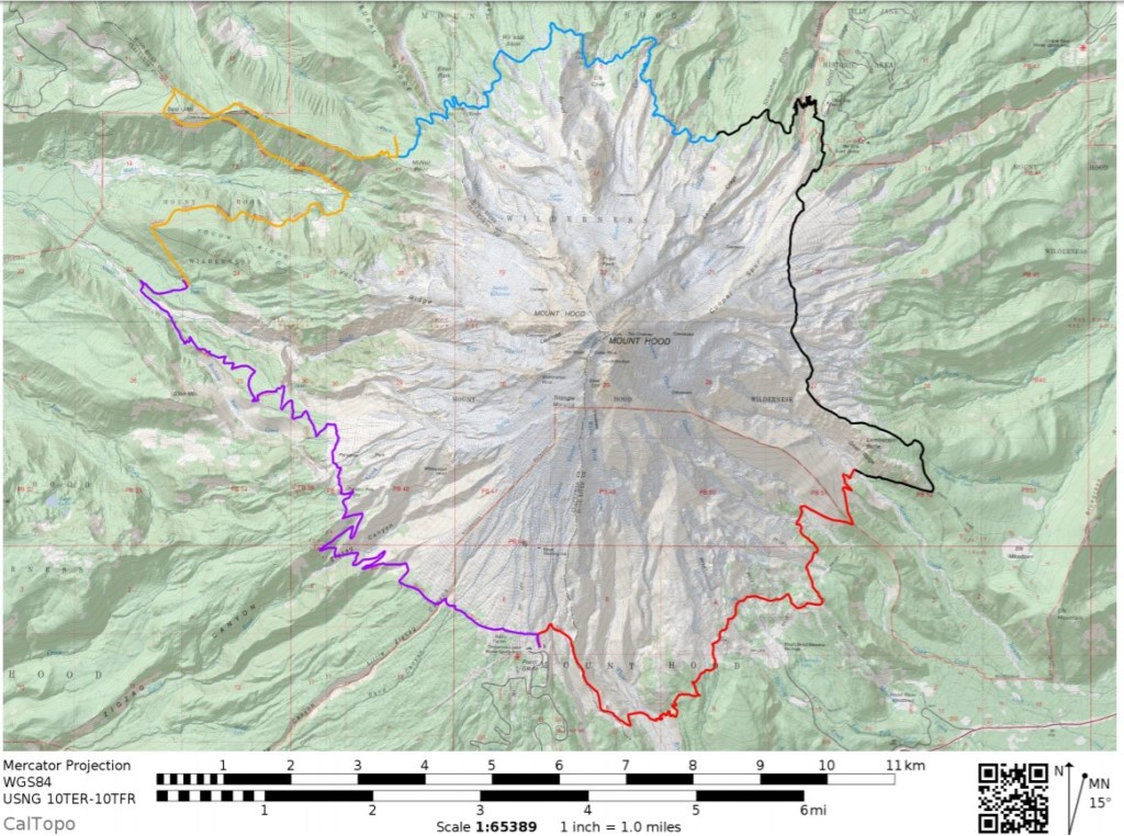 Timberline Trail – Mount Hood Wilderness, OR (40 mile loop ...