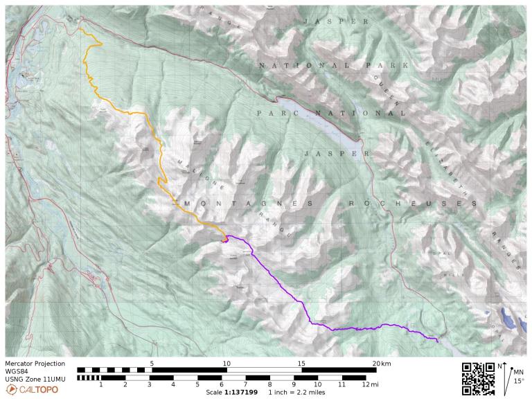 Skyline Trail – Jasper National Park (28 mile point-to-point ...